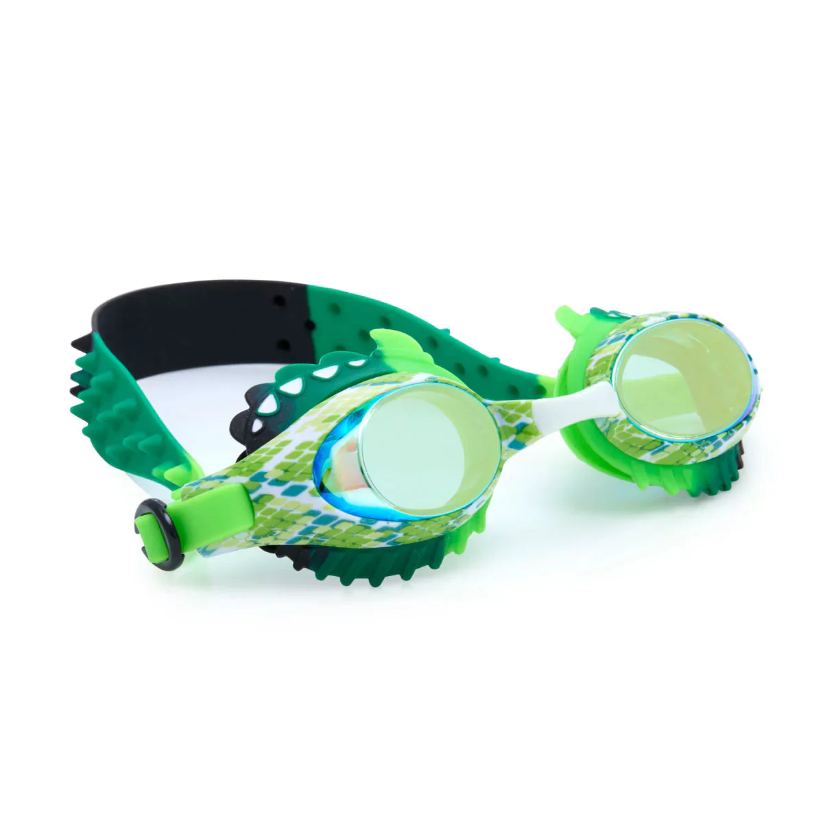 Sea Snake Green Goggles – Lizzie Potts Kids