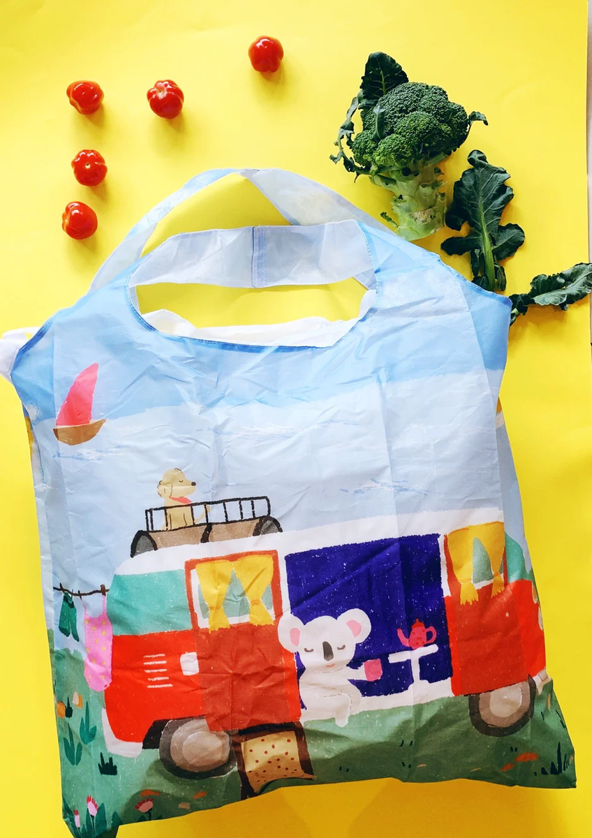 Koala and Kombi Reusable Shopping Bag – Lizzie Potts Kids