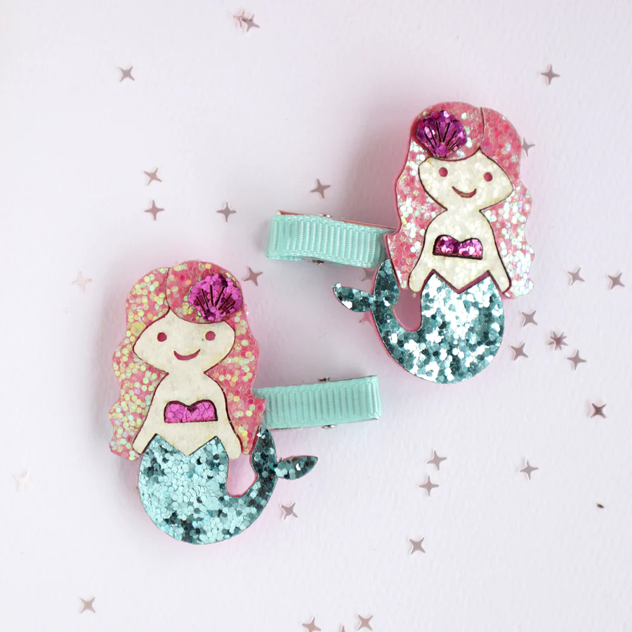 Mermaid Hair Clips – Lizzie Potts Kids