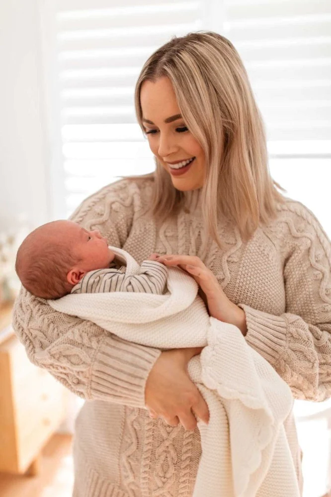 Baby Blanket Shell Whisper White – Lizzie Potts Kids